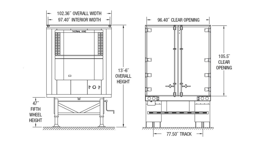Refrigerated Van Trailer Kingpin Trailers LTD Refrigerated Van Trailer Kingpin Trailers LTD